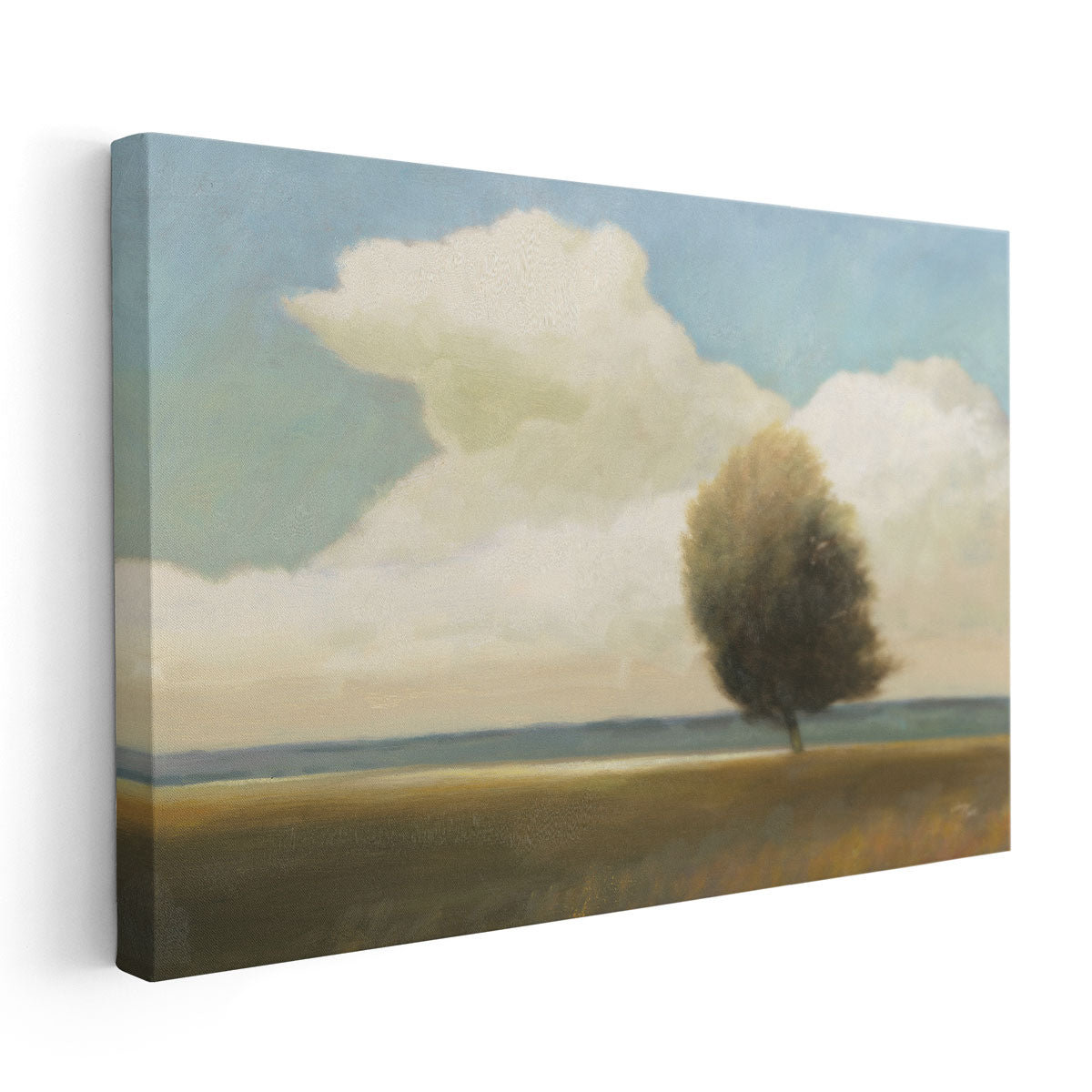 Millwood Pines Windblown Tree - Canvas Print Wall Art | Wayfair