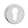 Urfic Round Euro Key Escutcheon, Chrome | Wayfair.co.uk