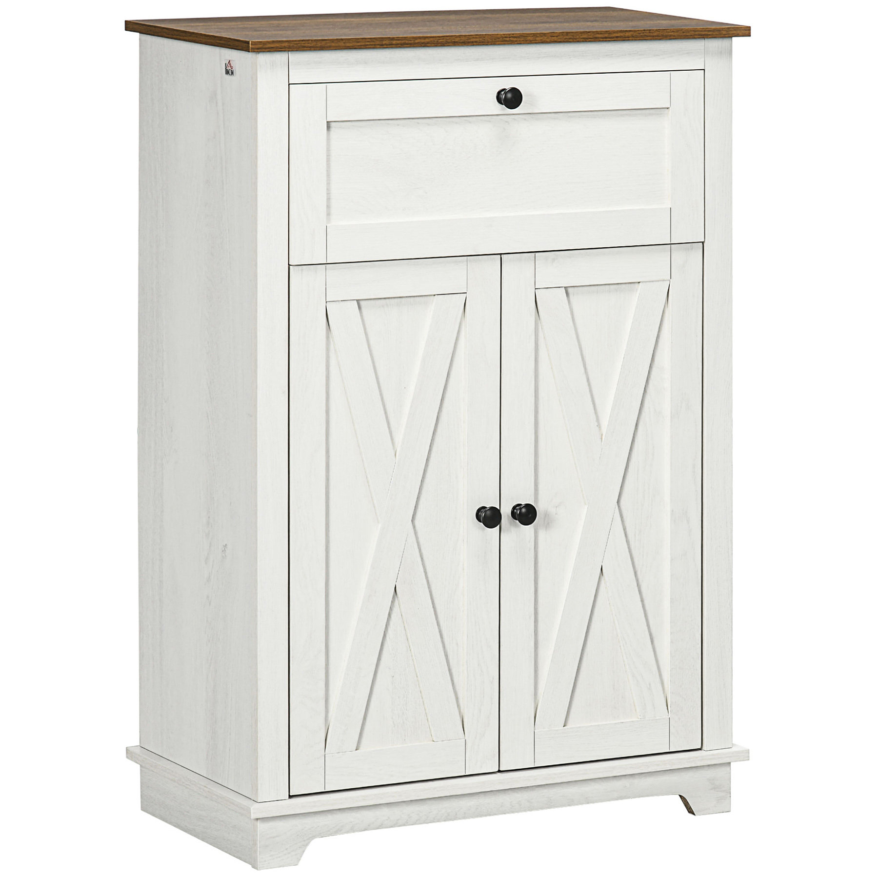 Wrought Studio Storage Cabinet, Farmhouse Barn Door Accent Cabinet ...