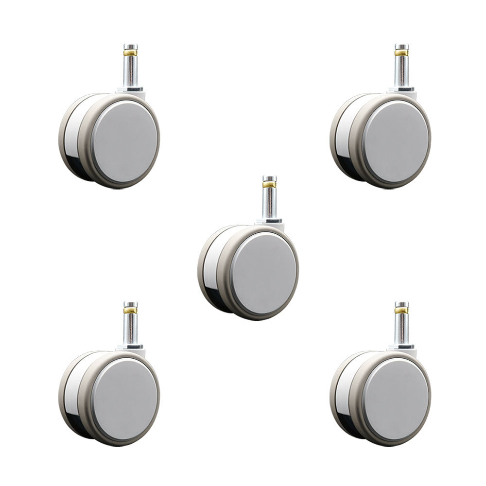 Service Caster MRI Safe Casters 7/16 Grip Ring Stem Set of 5 | Wayfair