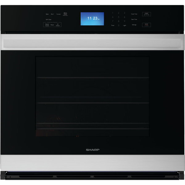 Sharp 30" 5 Cubic Feet Smart Electric Slide-In Range with 4 Burners ...