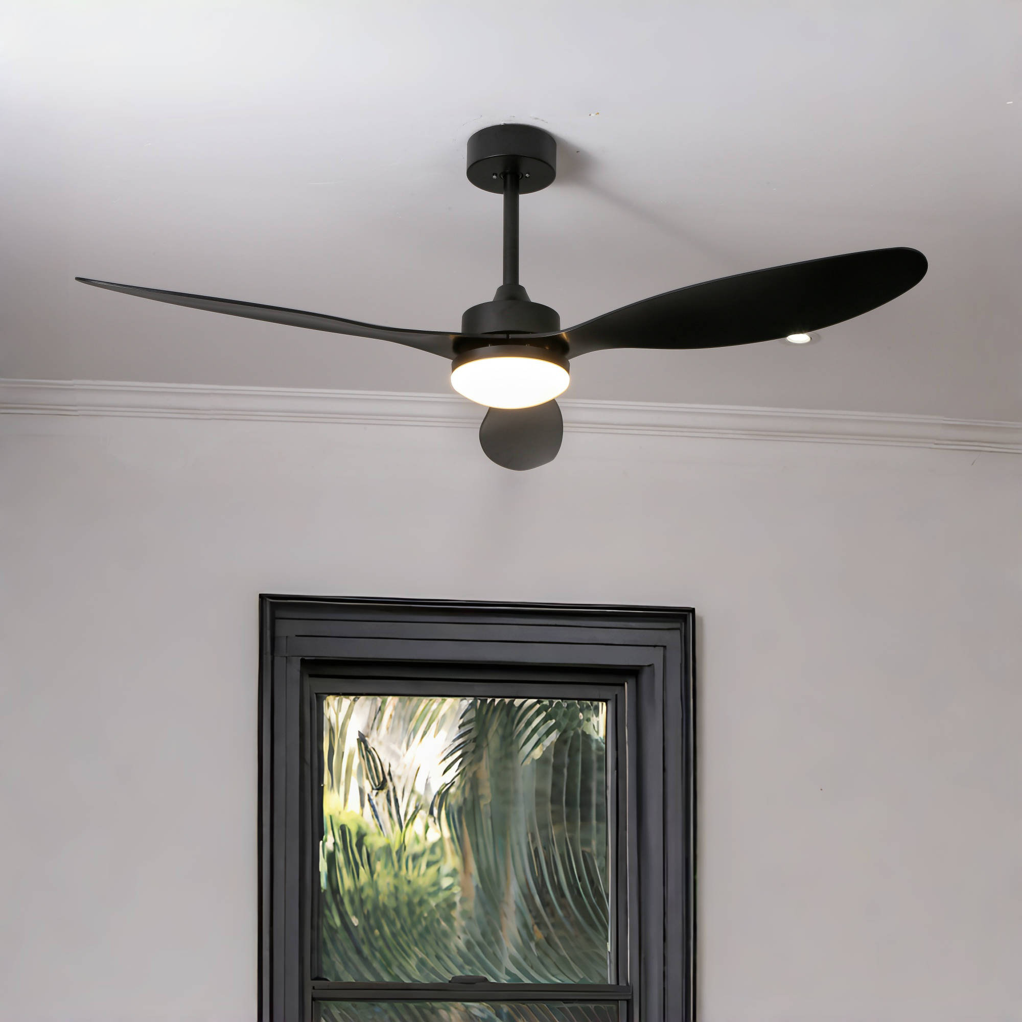 Hokku Designs 52" Keesey LED Light Ceiling Fan with Remote Control ...