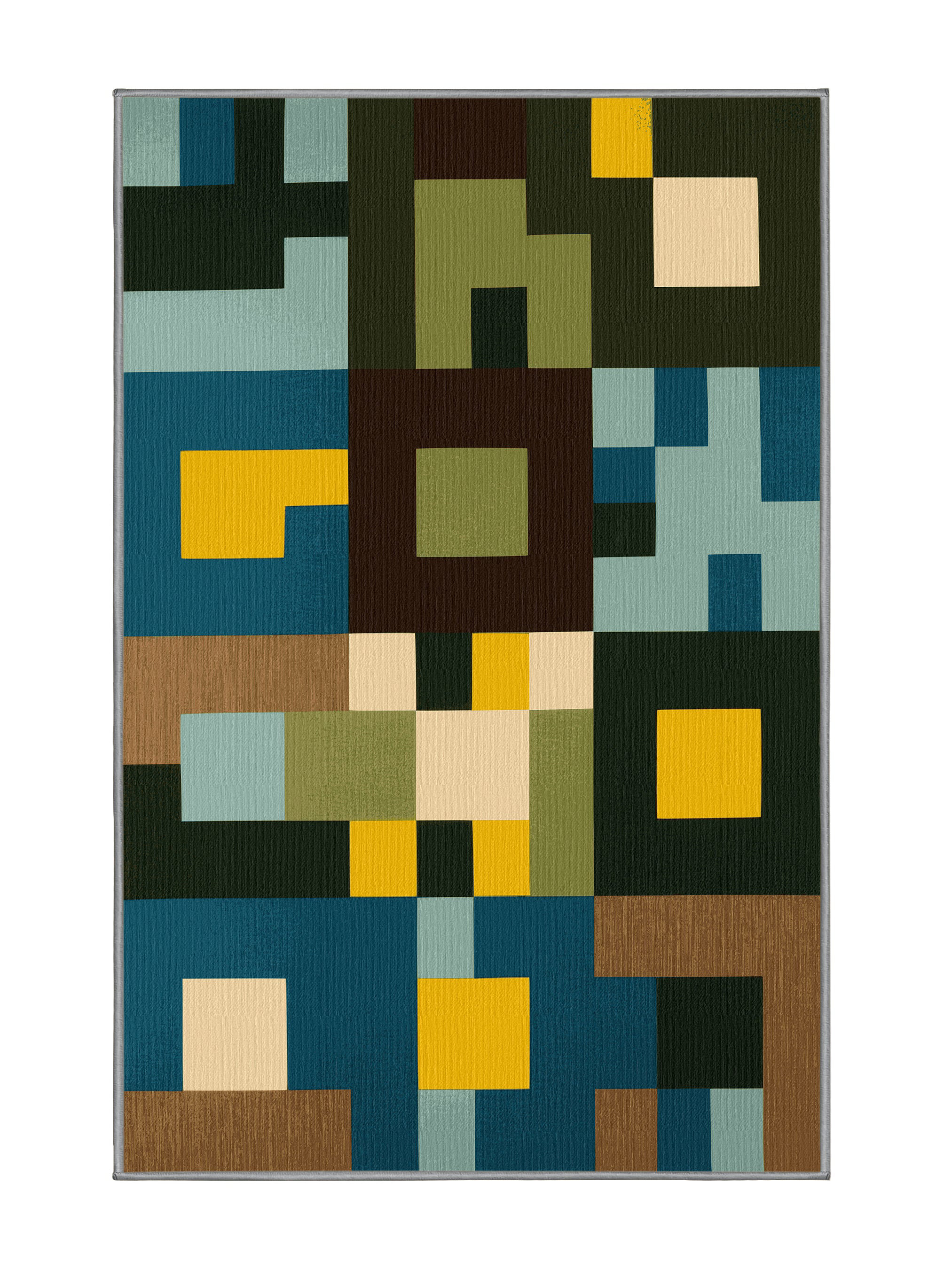 Ebern Designs Block Spectrum Rug | Wayfair