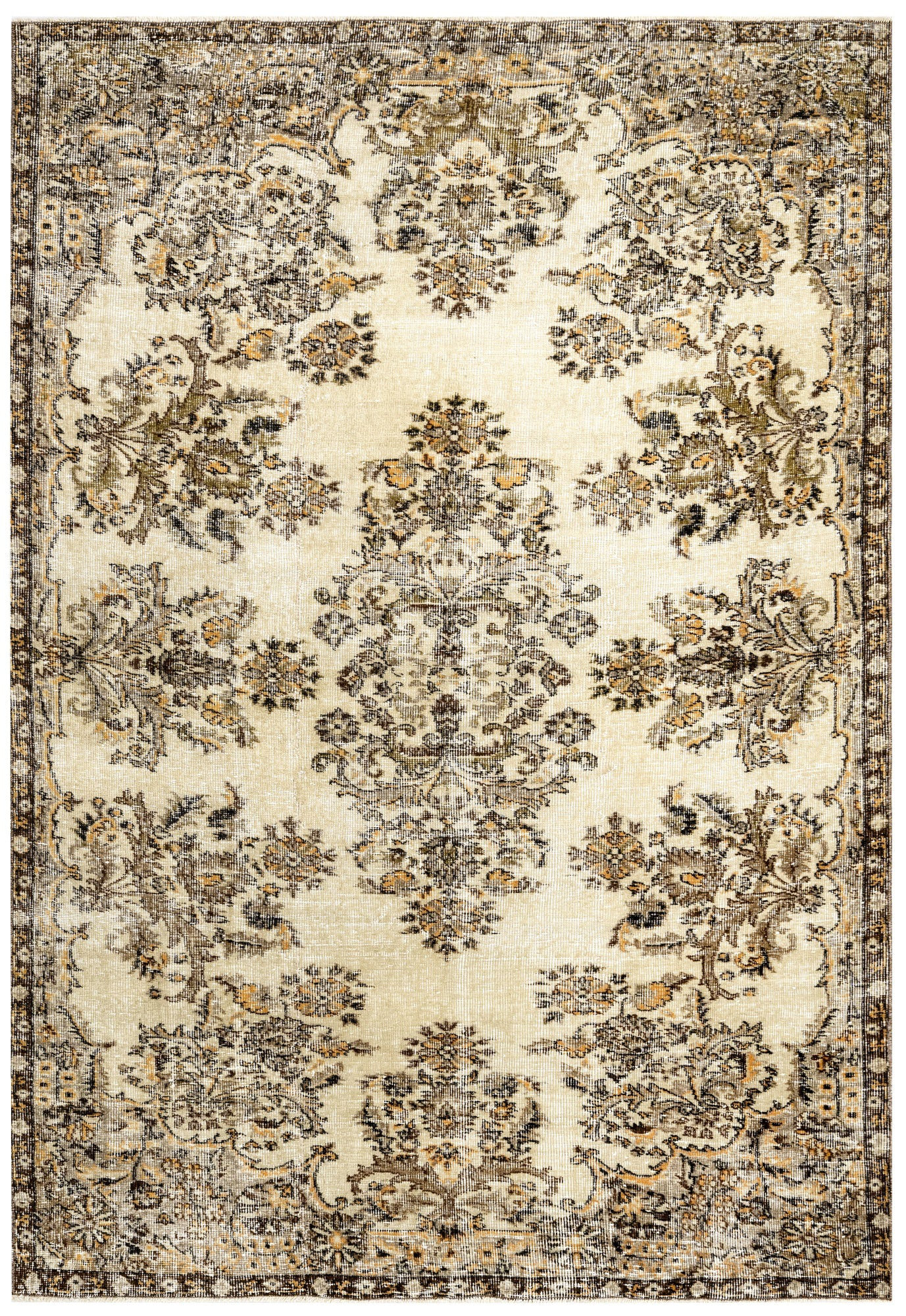 Ophelia & Co. Bohdana Vintage Brown Oriental Wool And Cotton Handmade ...