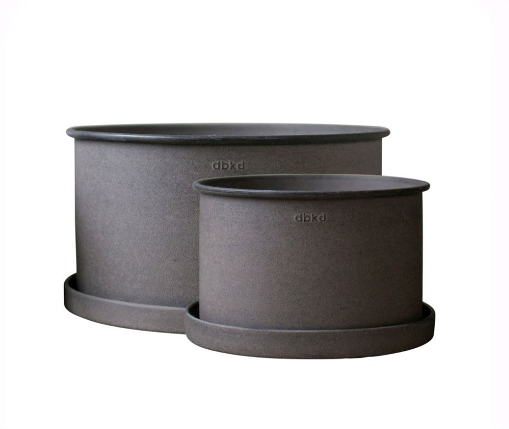 DBKD 2 - Piece Metal Pot Planter Set | Wayfair