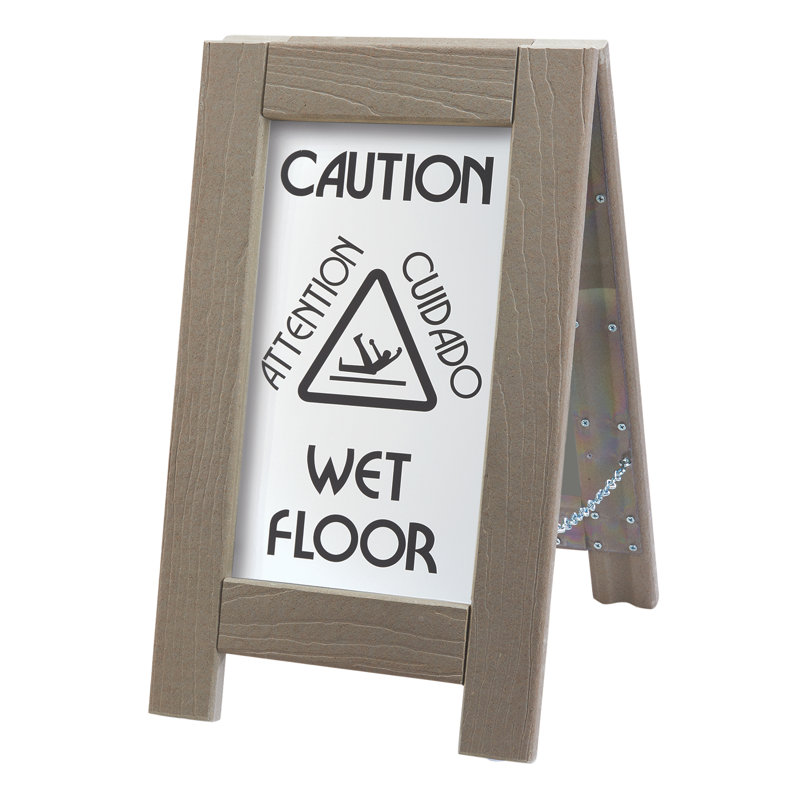 Cal-Mil Outdoor Wet Floor Sign | Wayfair