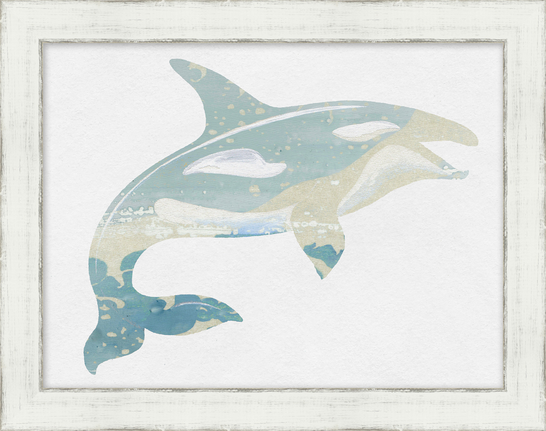 Wendover Art Group Whale Relief 2 - Picture Frame Painting on Paper ...