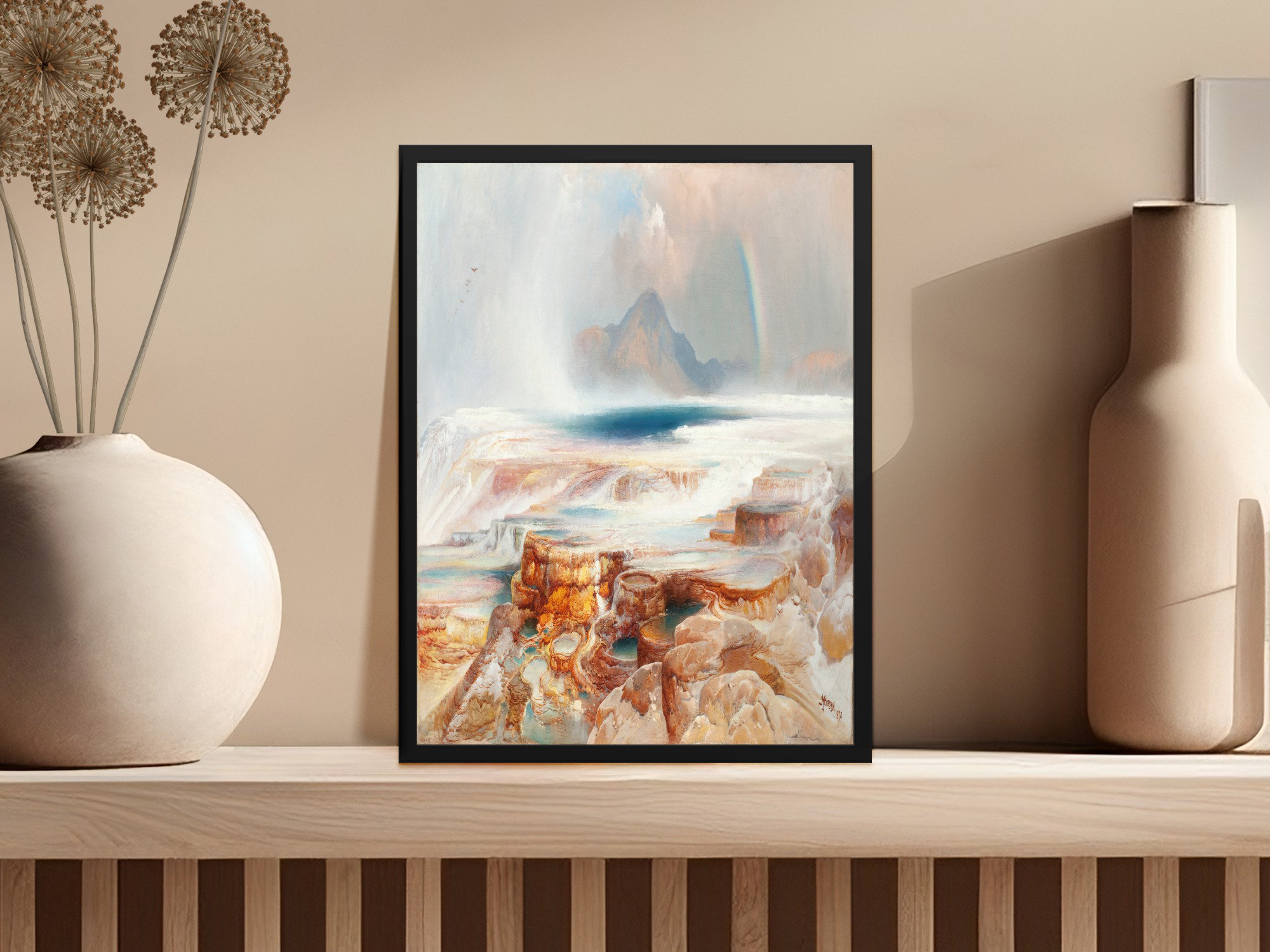Lark Manor Yellowstone Thomas Moran Grand Canyon Of Yellowstone Framed ...