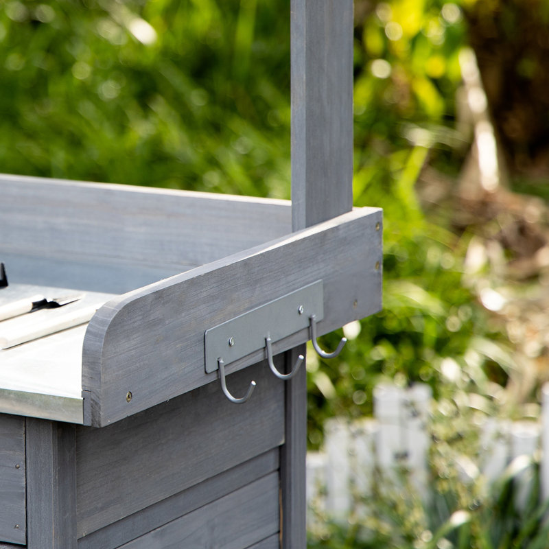 Lark Manor™ Garden Work Station with Storage Cabinet | Wayfair