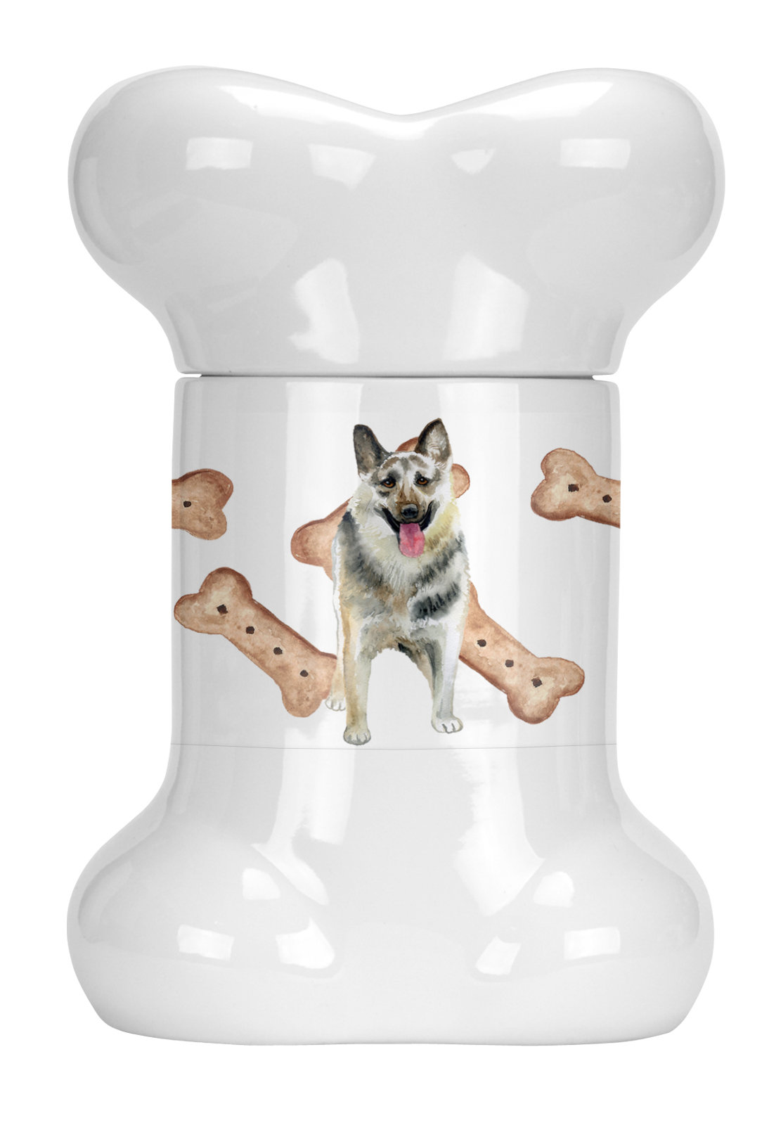 Tucker Murphy Pet™ East-European Shepherd Bone Shaped Pet Treat Jar ...