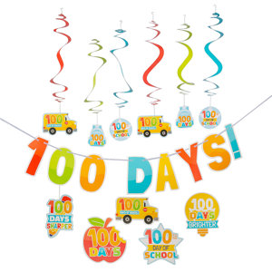Oriental Trading Company Fun Express 100th Day of School Classroom ...