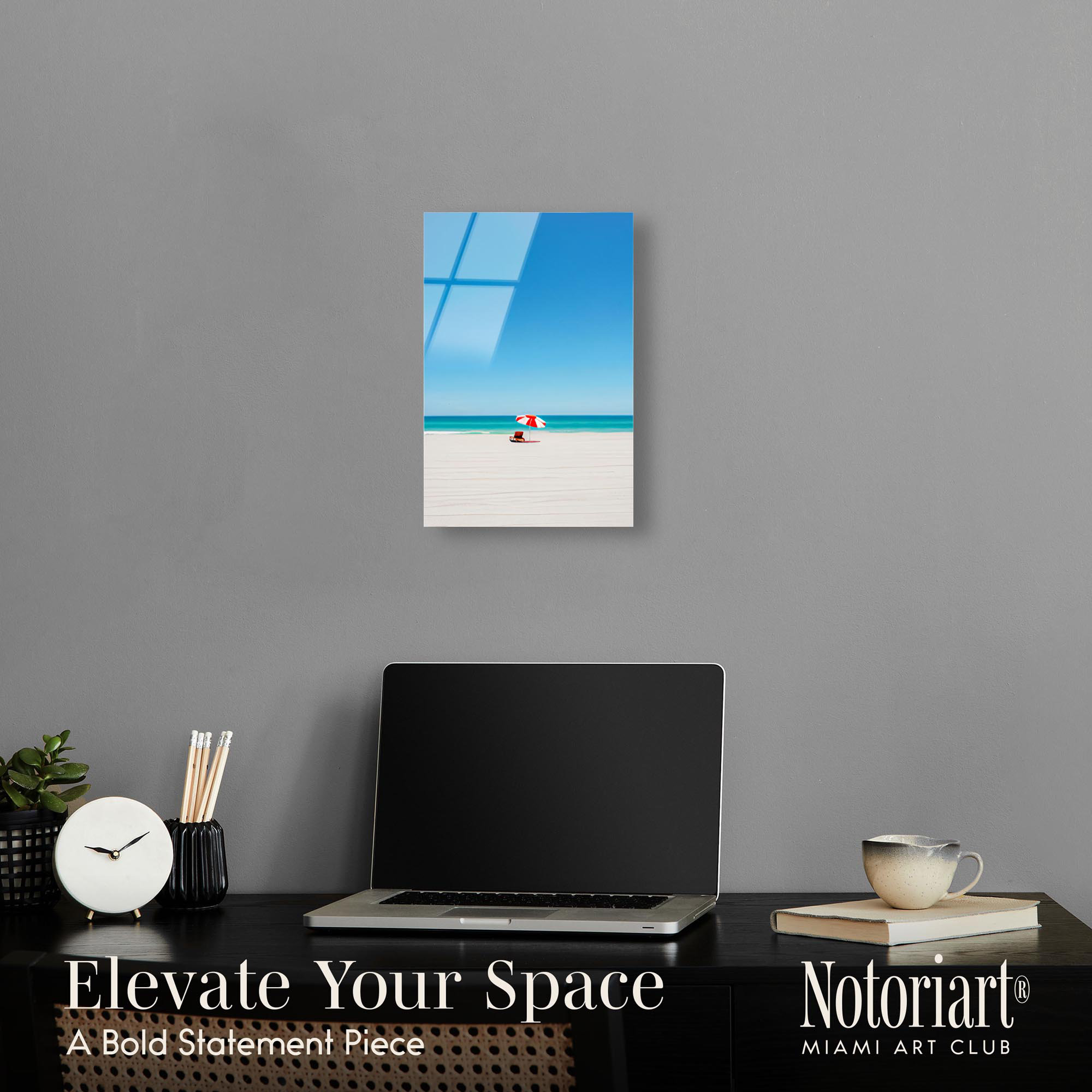 Notori Art «Coastal Calm Spot», reproduction d'acrylique par Notoriart ...