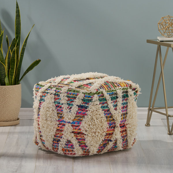 Bungalow Rose Guardian Tufted Pouf & Reviews | Wayfair