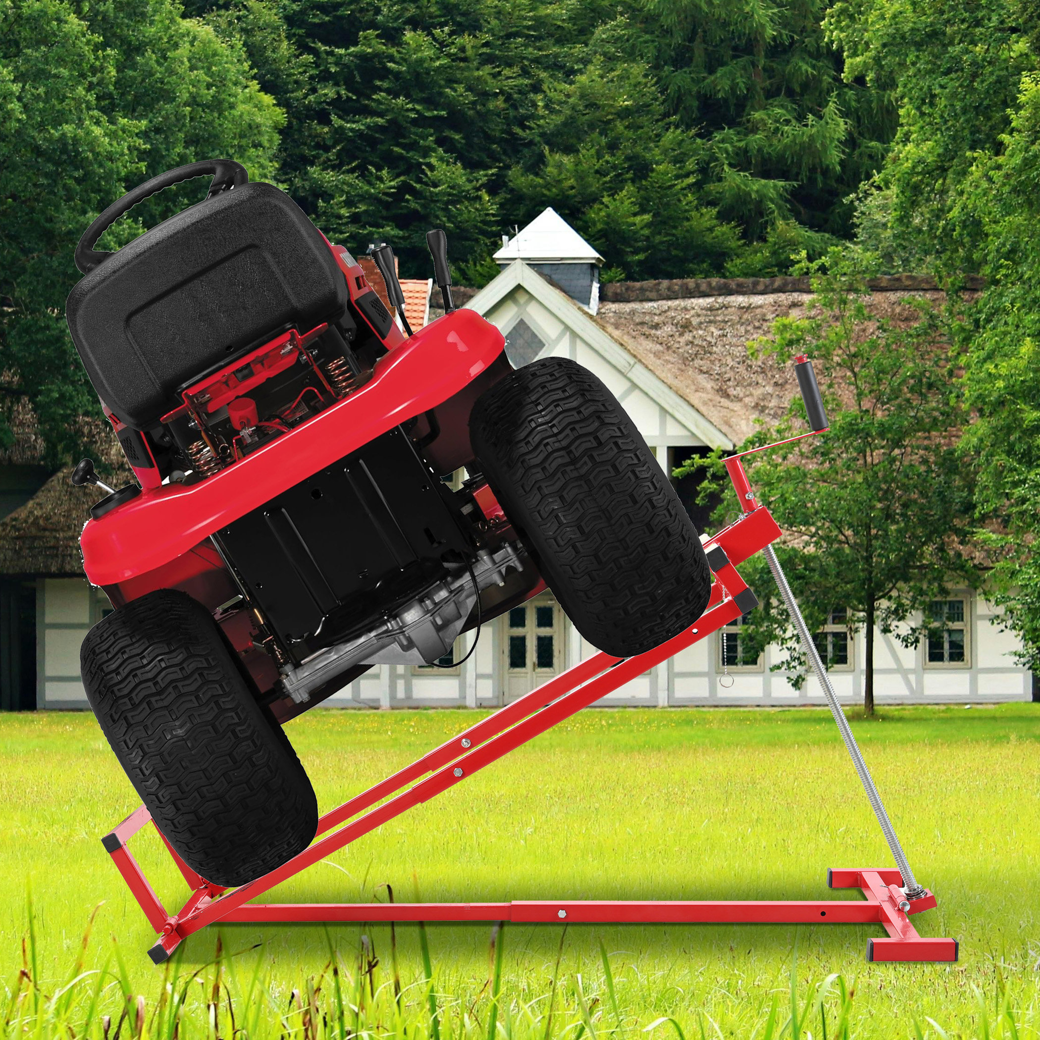 FOSHANZHENGONG Easy Lawn Mower Lift For Riding Tractors , 800 Lbs ...