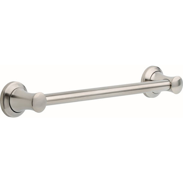 41316-RB,PN Delta Bath Safety Grab Bar with Corner Shelf & Reviews ...
