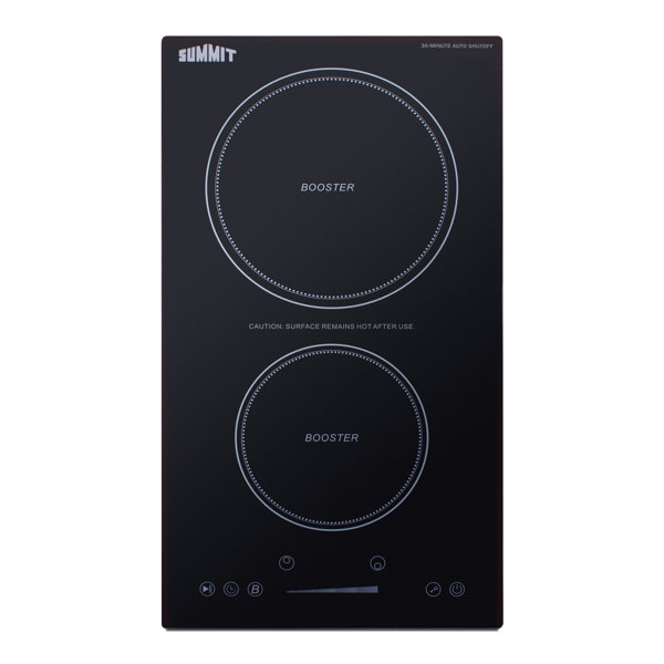 Summit Appliance 12" Wide 208-240V 2-Zone with Safety Shutoff Induction ...