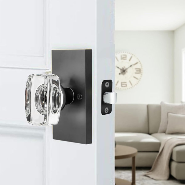 Kiflic Crystal Glass Passage Door Knobs Interior, Modern Door Knobs ...