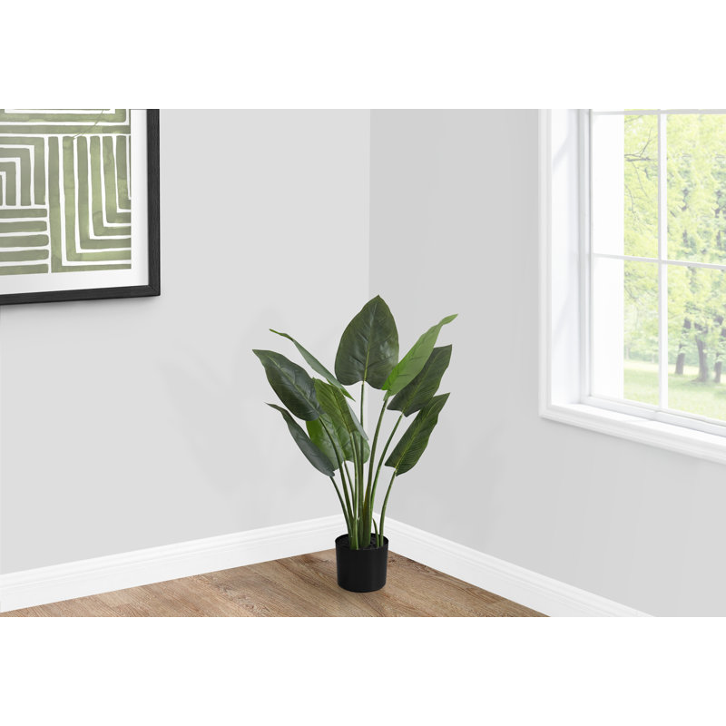 Primrue 36.5'' Faux Aureum Plant in Polyethylene (Pe) Pot | Wayfair