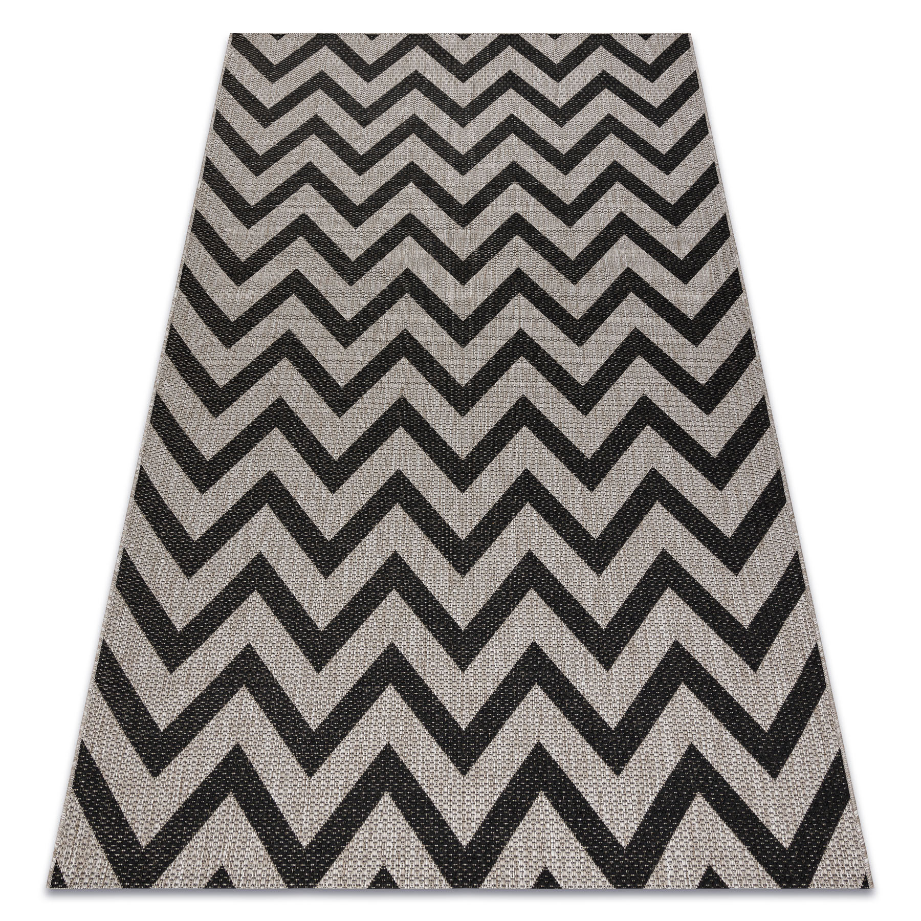 Ebern Designs Frika Silver/Black Indoor/Outdoor Rug | Wayfair.co.uk