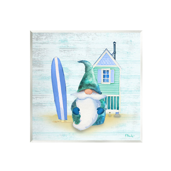 Highland Dunes " Summer Cottage Gnome Beach " by Paul Brent Print on ...