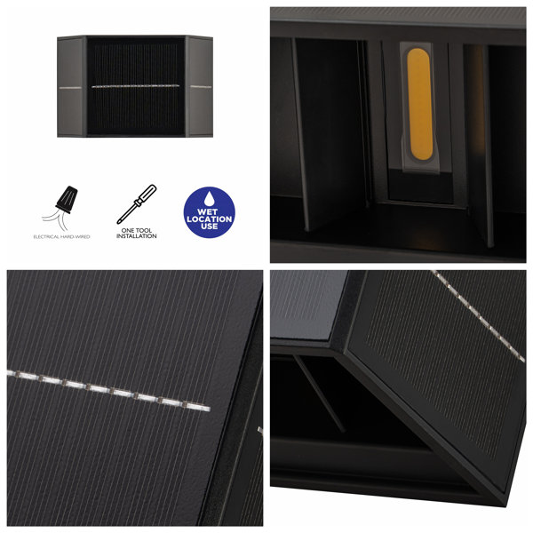 Ebern Designs Zonda LED Wall Light & Reviews | Wayfair