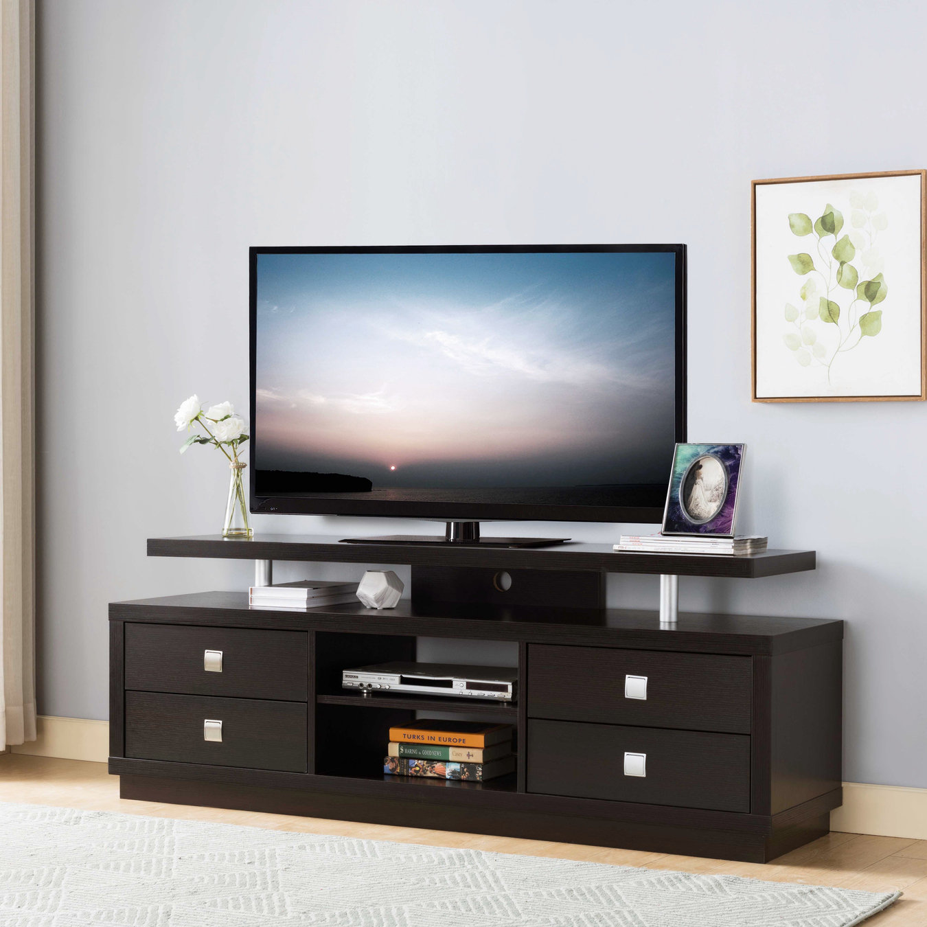 Latitude Run® Tv Stand With 4 Drawers Tv Stand Tv Console Entertainment ...