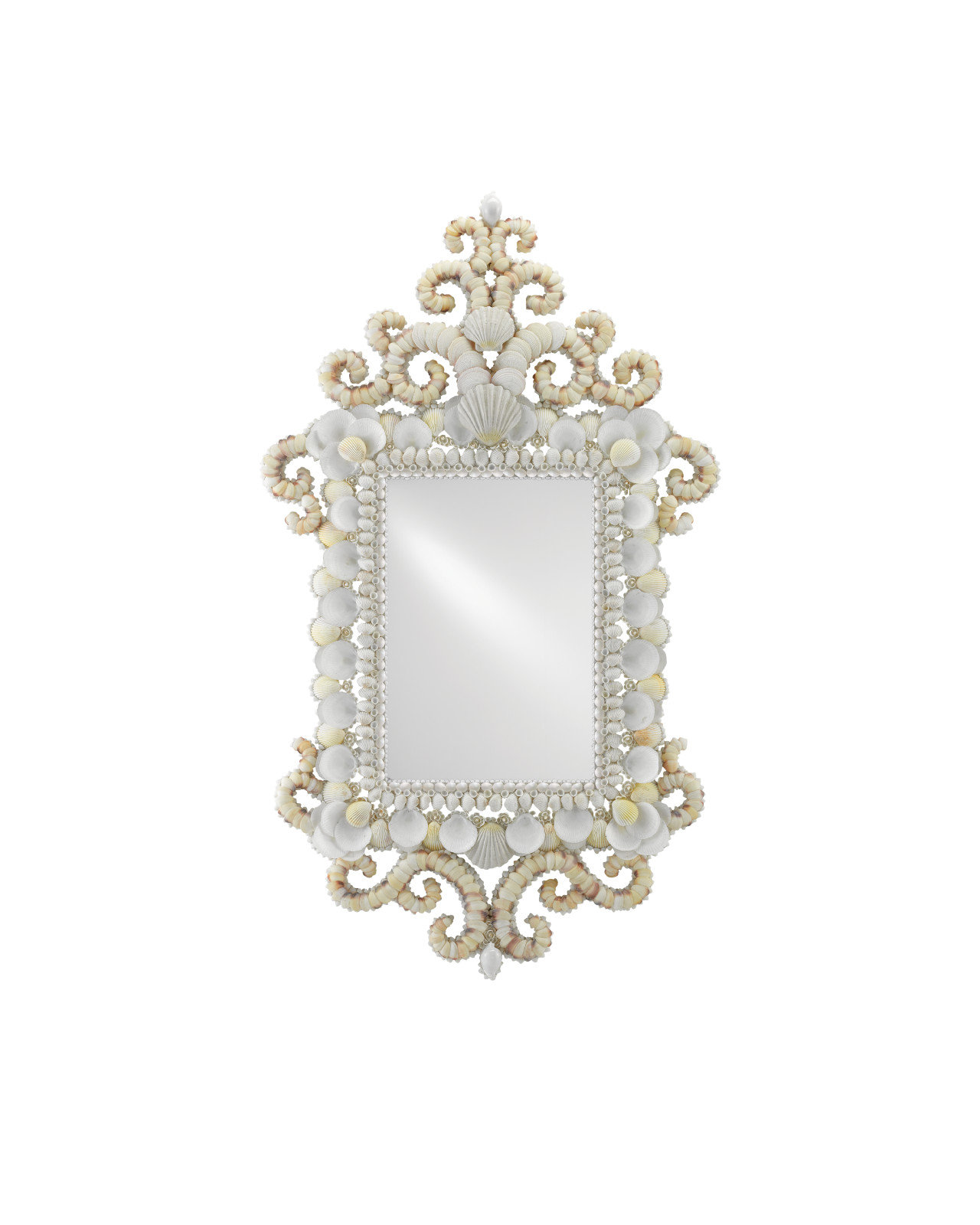 Currey & Company Cecilia Shell Wall Mirror | Perigold