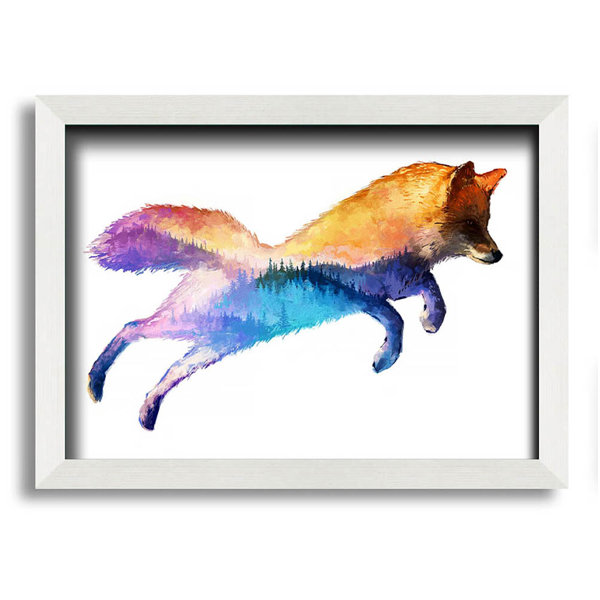 Alpen Home Aric Fox Pounce - Single Picture Frame Print | Wayfair.co.uk