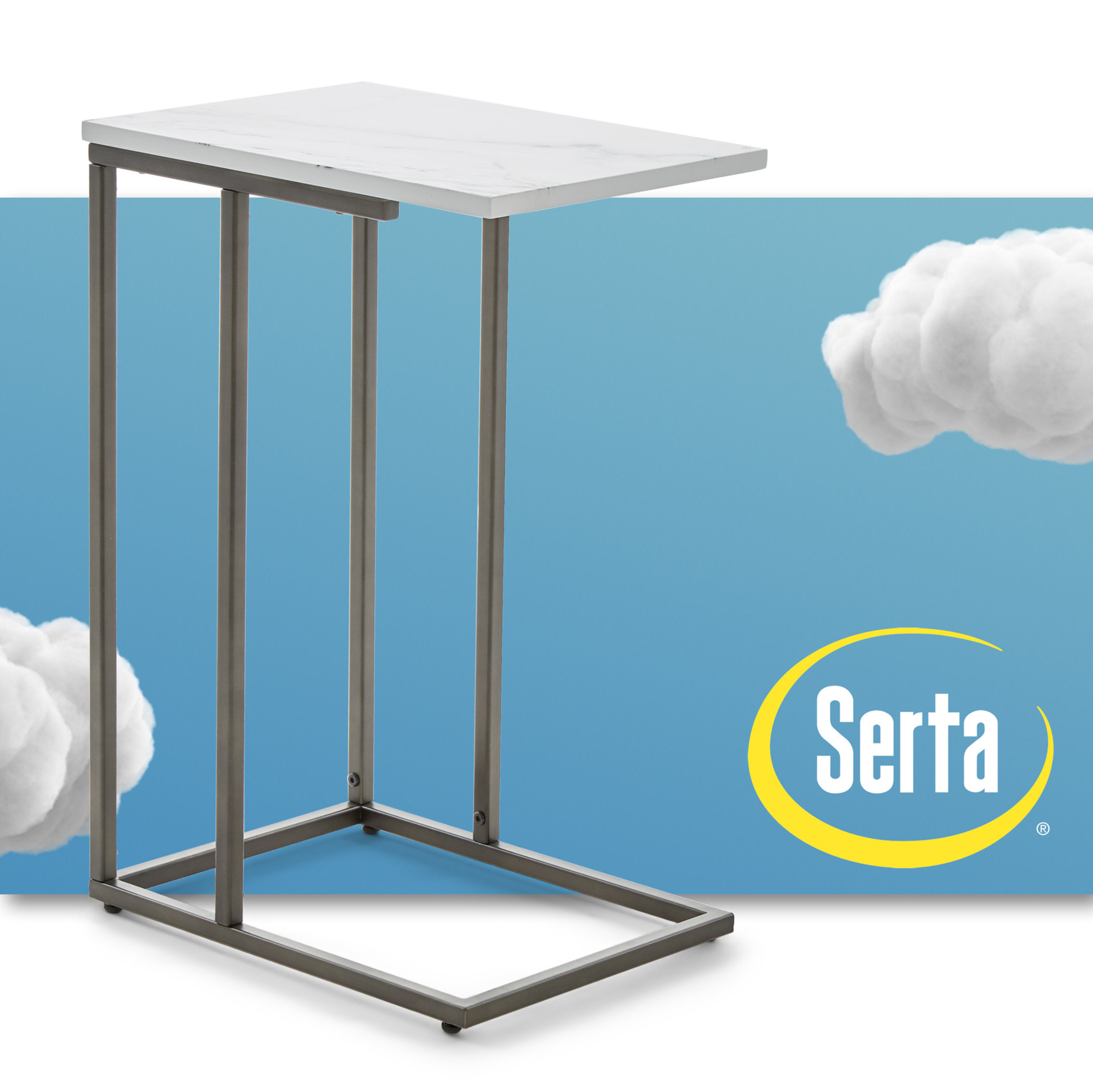 Serta Harton Modern Design C Table with Metal Base & Reviews | Wayfair