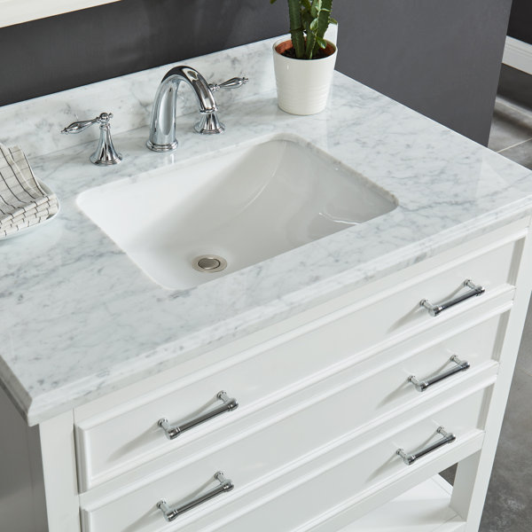 Breakwater Bay Pamula 37" Single Bathroom Vanity Set & Reviews | Wayfair