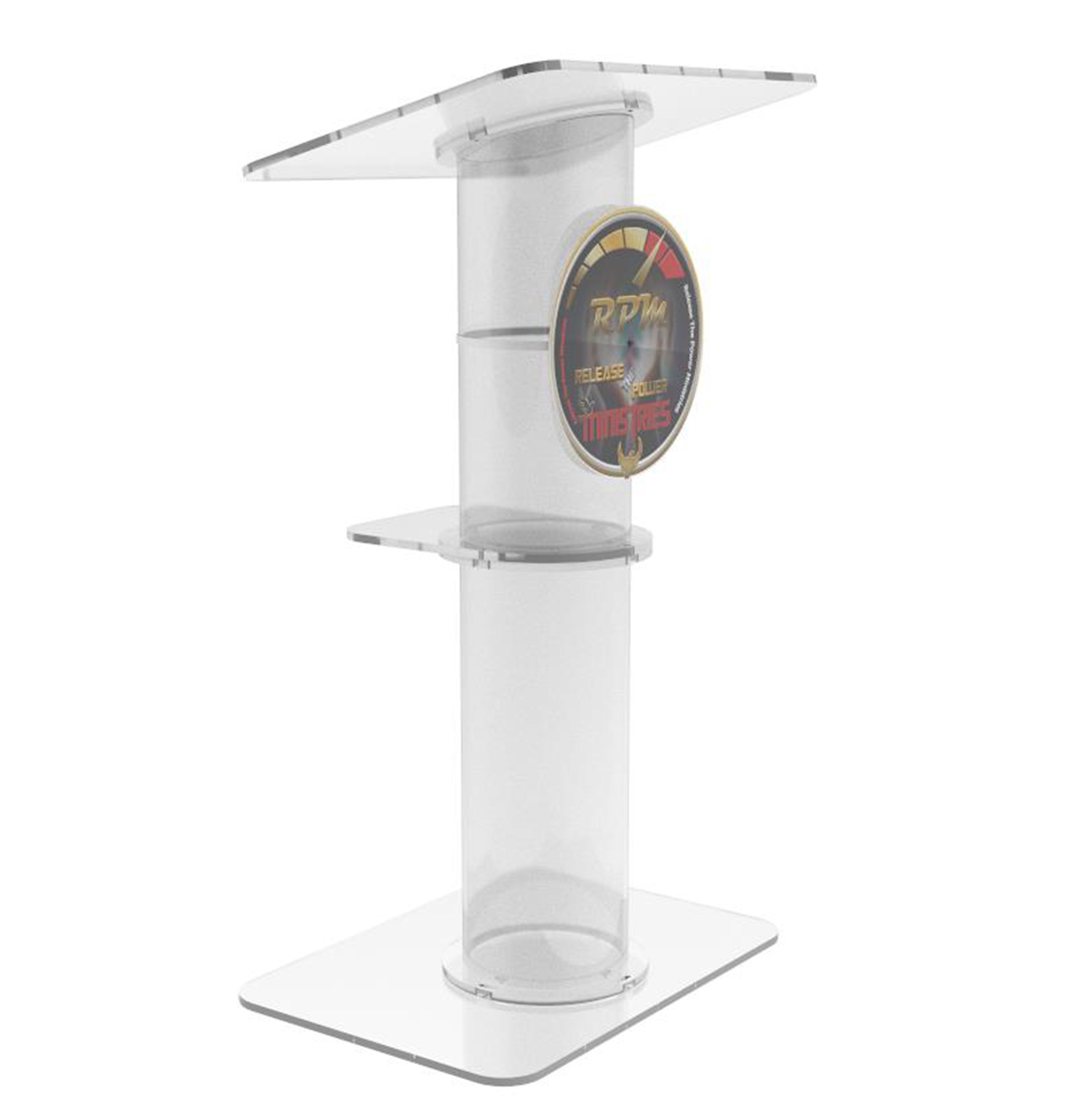 FixtureDisplays Clear Church Pulpit Event Lectern Plexiglass Acrylic ...