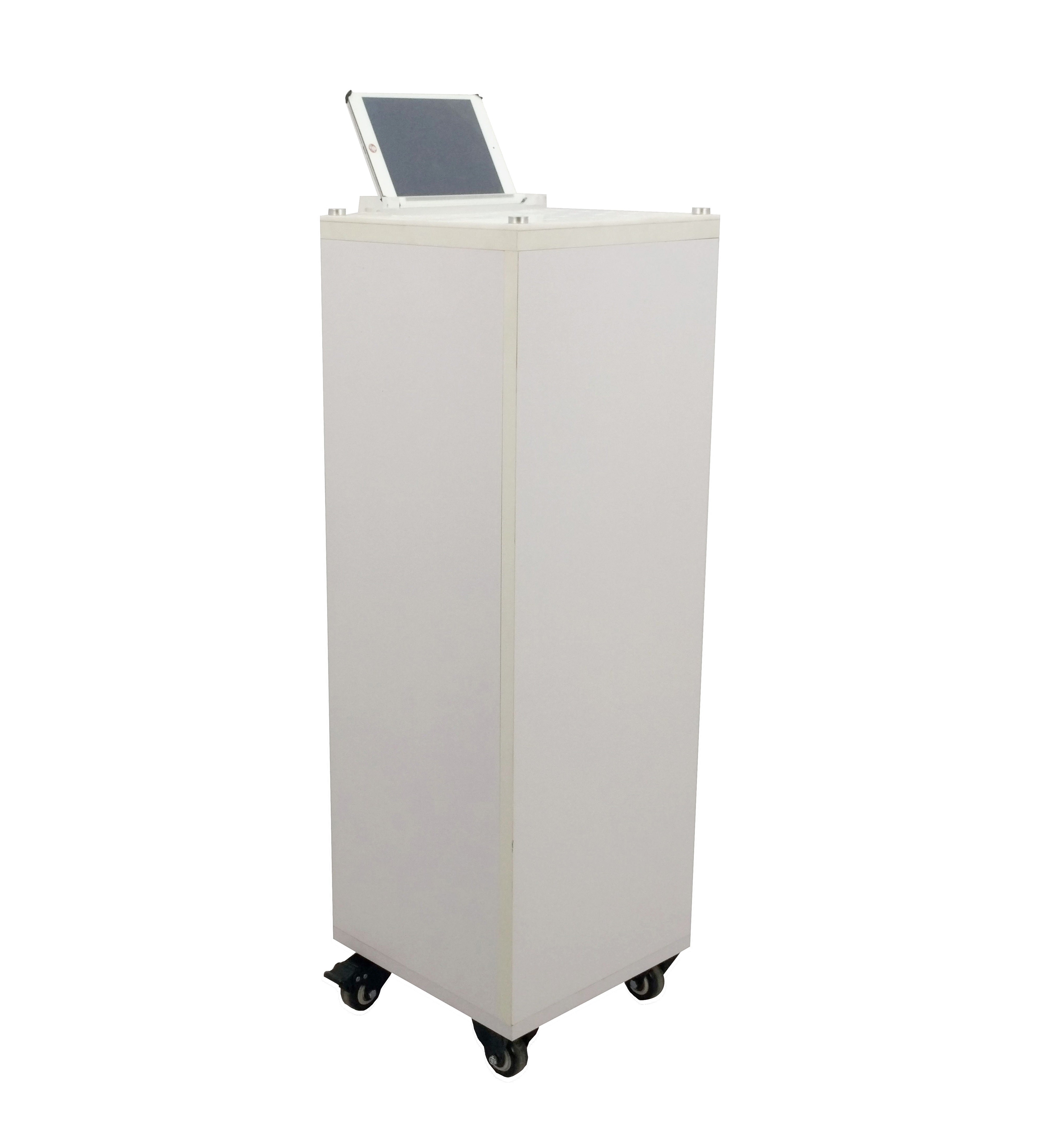 Latitude Run® Mobile Floor Display For Rings,White Rack Stand, Anti ...