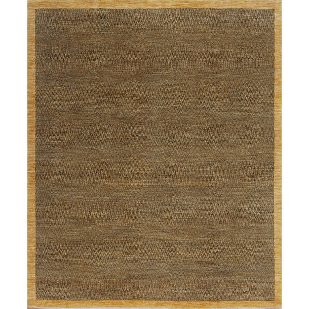 Samad Rugs Textures Hand Knotted Wool Plaid Rug | Wayfair