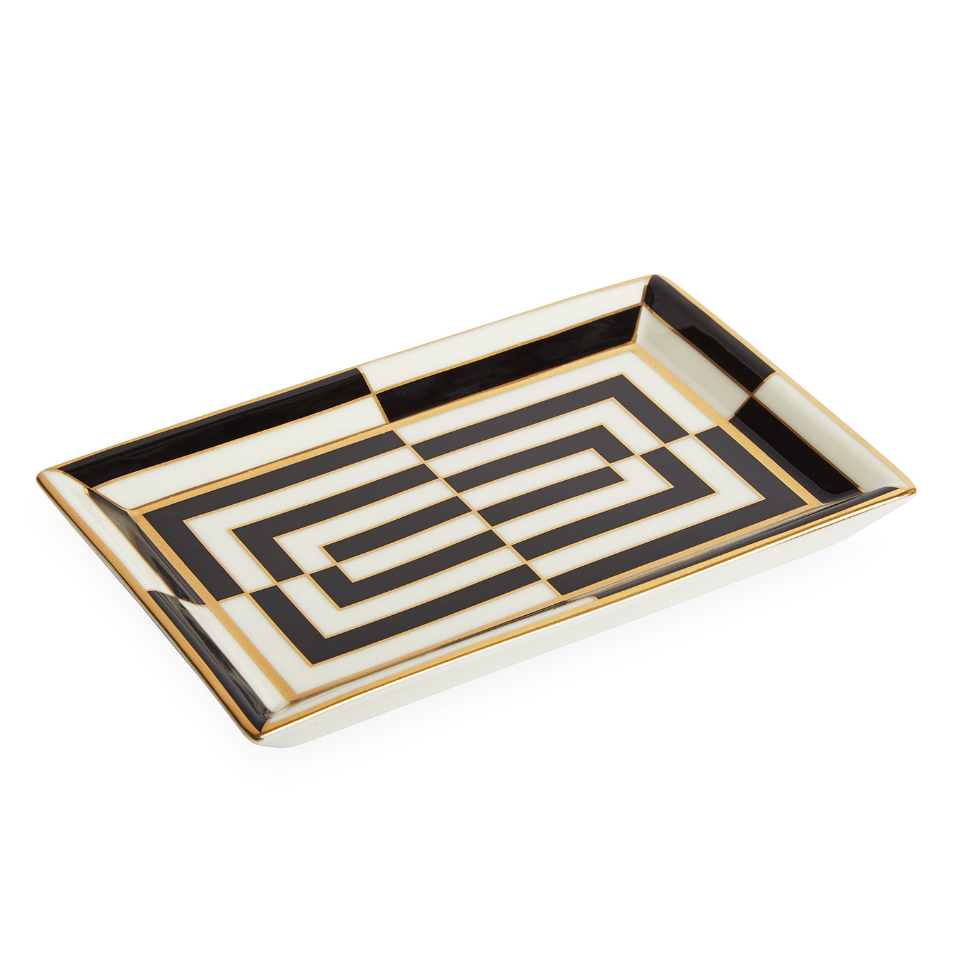 Jonathan Adler Plateau rectangulaire en porcelaine Op Art - Wayfair Canada