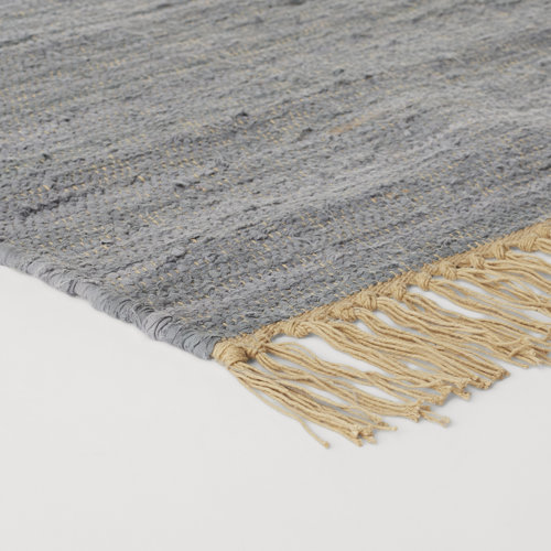 AllModern Avenue Handmade Handwoven Cotton Rug & Reviews | Wayfair