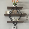 Mercury Row® Midland 3 Piece Diamond Tiered Shelf & Reviews | Wayfair