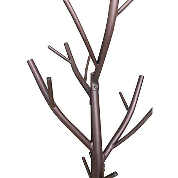 Foundry Select Finish Metal Hall Tree Coat & Hat Rack With Branches ...