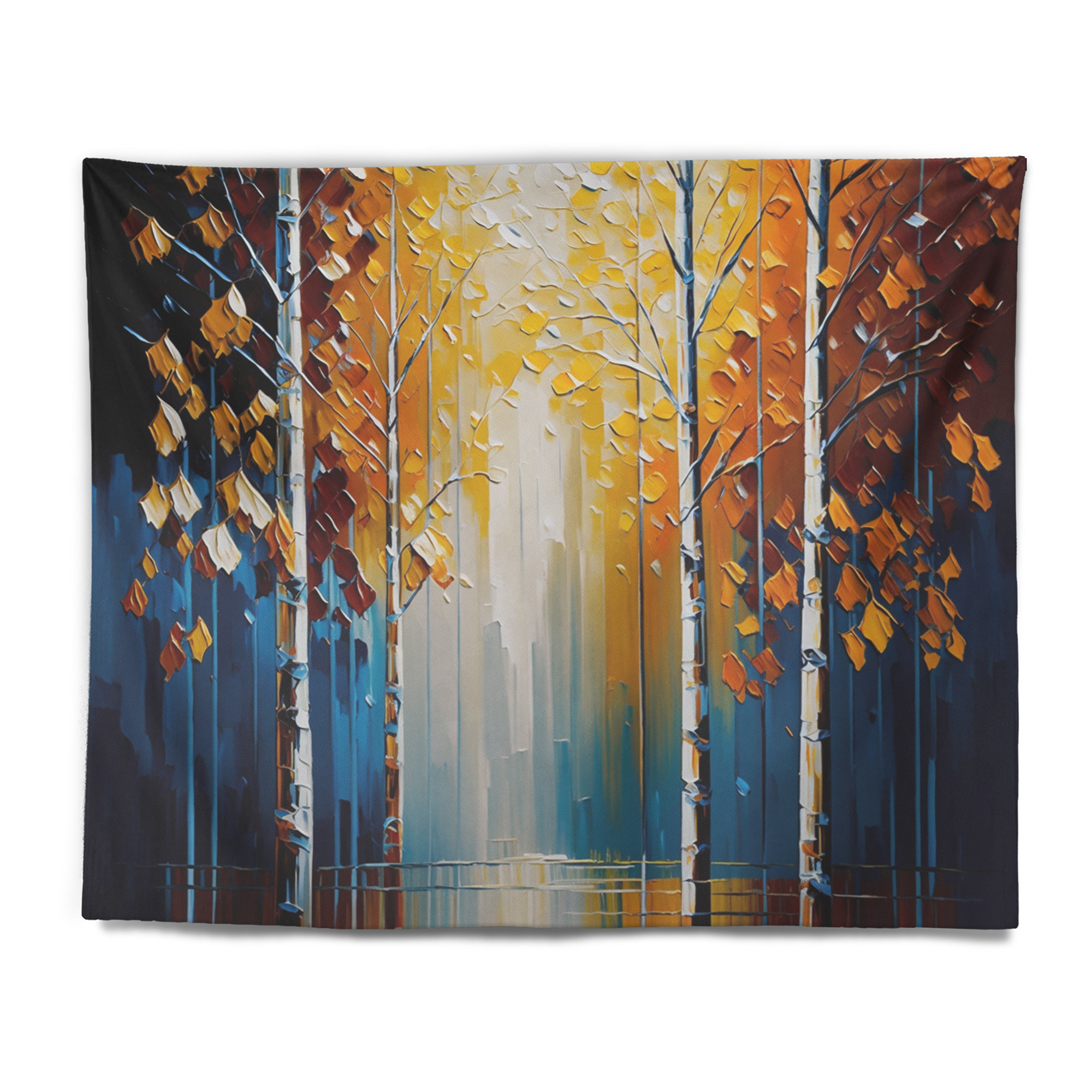 Millwood Pines Polyester Path Into The Yellow Forest VII Tapestry with ...