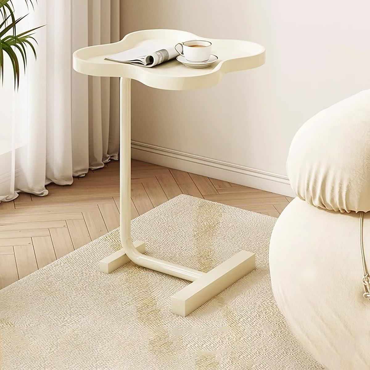 Latitude Run® C Shaped Side Table Couch Table Sofa Table Couch Snack ...