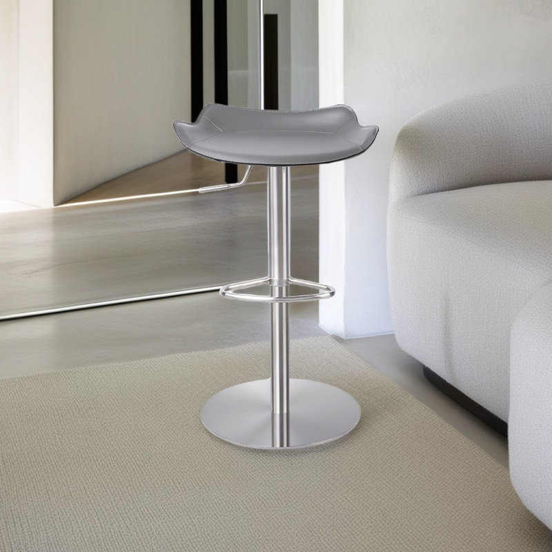 Orren Ellis Modern Simple Adjustable And Rotatable Stainless Steel Bar ...