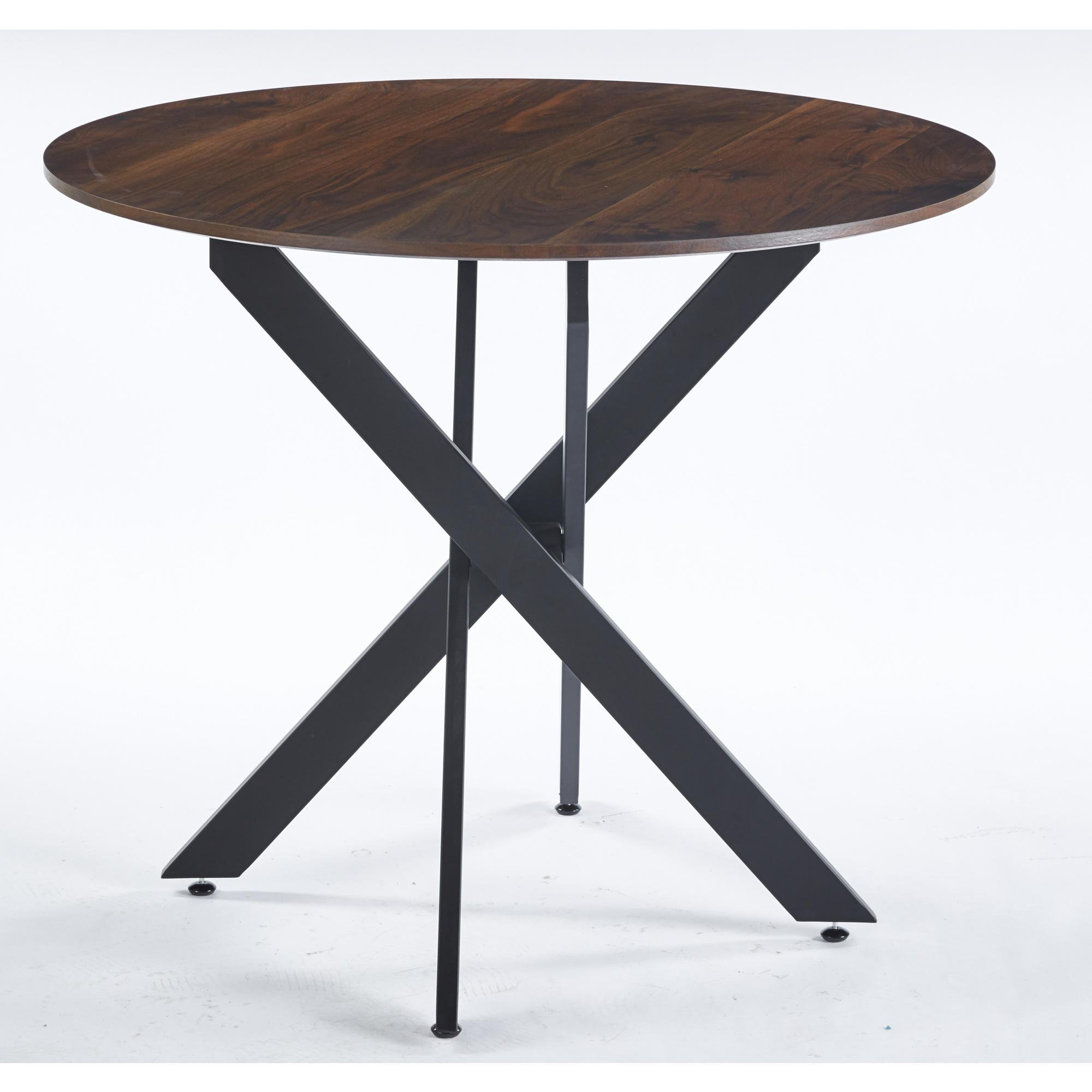 17 Stories Dining Table with cross metal leg and MDF top,Modern Space ...
