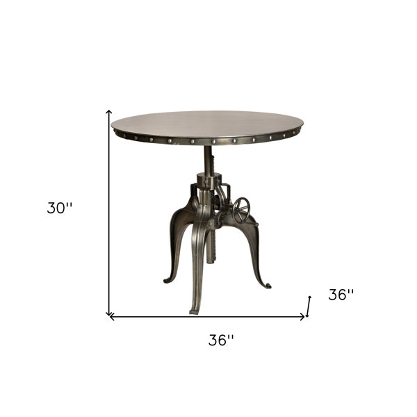 17 Stories Yavonia Adjustable Height Pub Table & Reviews | Wayfair