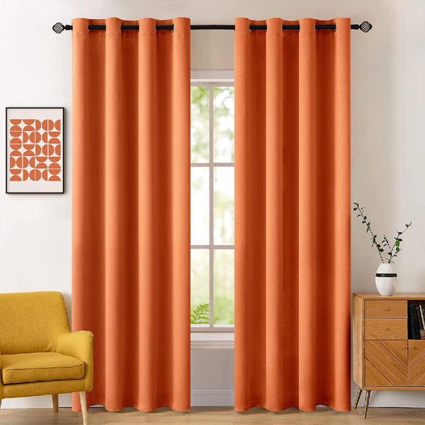 Eider & Ivory™ Saltspring Polyester Blackout Curtain Pair & Reviews ...