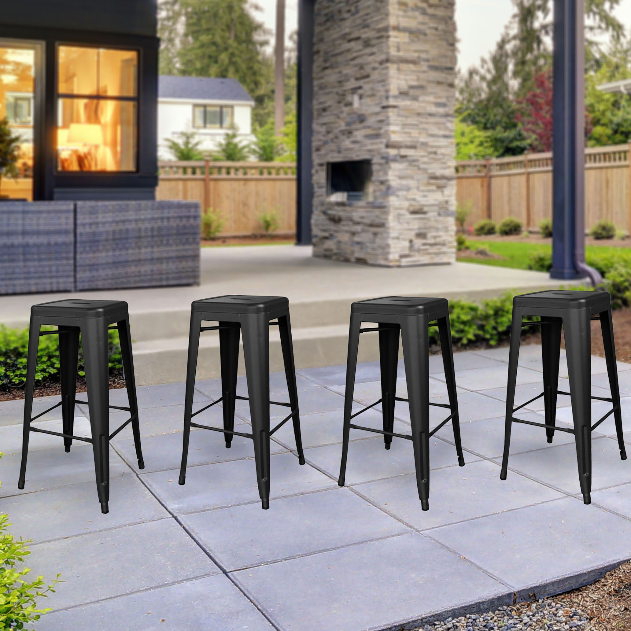 Williston Forge Winthrop Bar & Counter Stool & Reviews | Wayfair