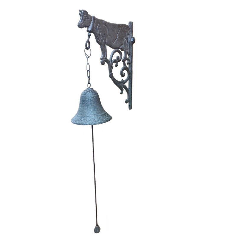 August Grove® Cast Iron Decorative Dinner Hanging Bell | Wayfair
