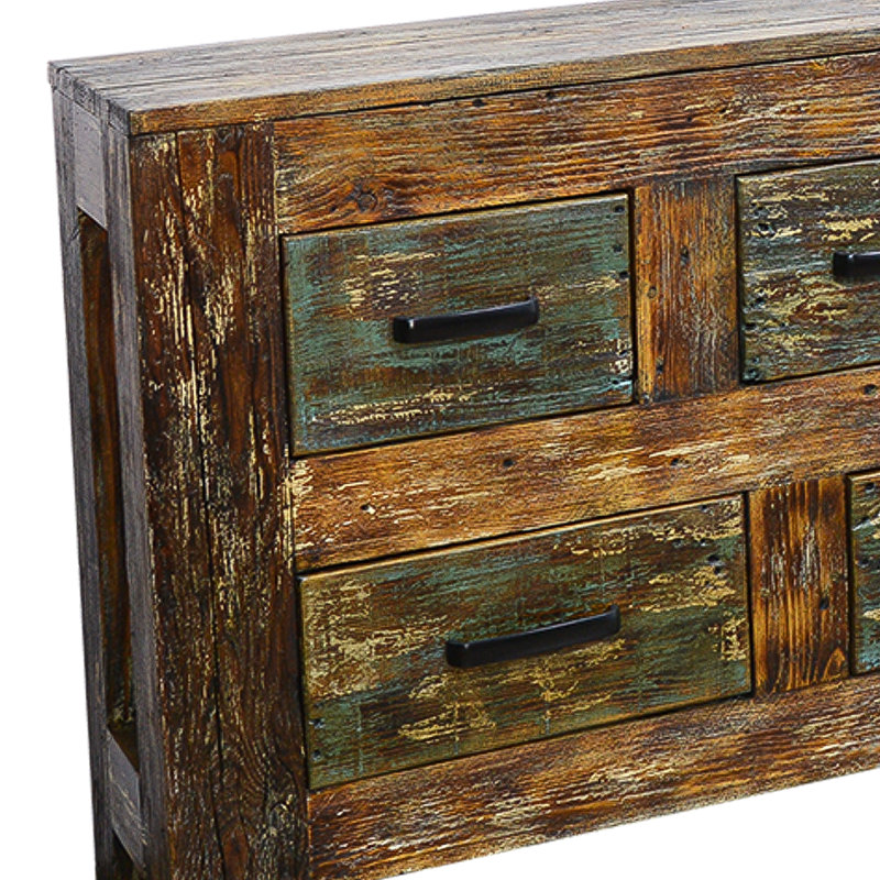 LMT Design Solid Wood Distressed Sideboard | Wayfair