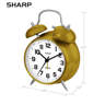 Sharp Twin Bell Quartz Analog Alarm Clock | Wayfair