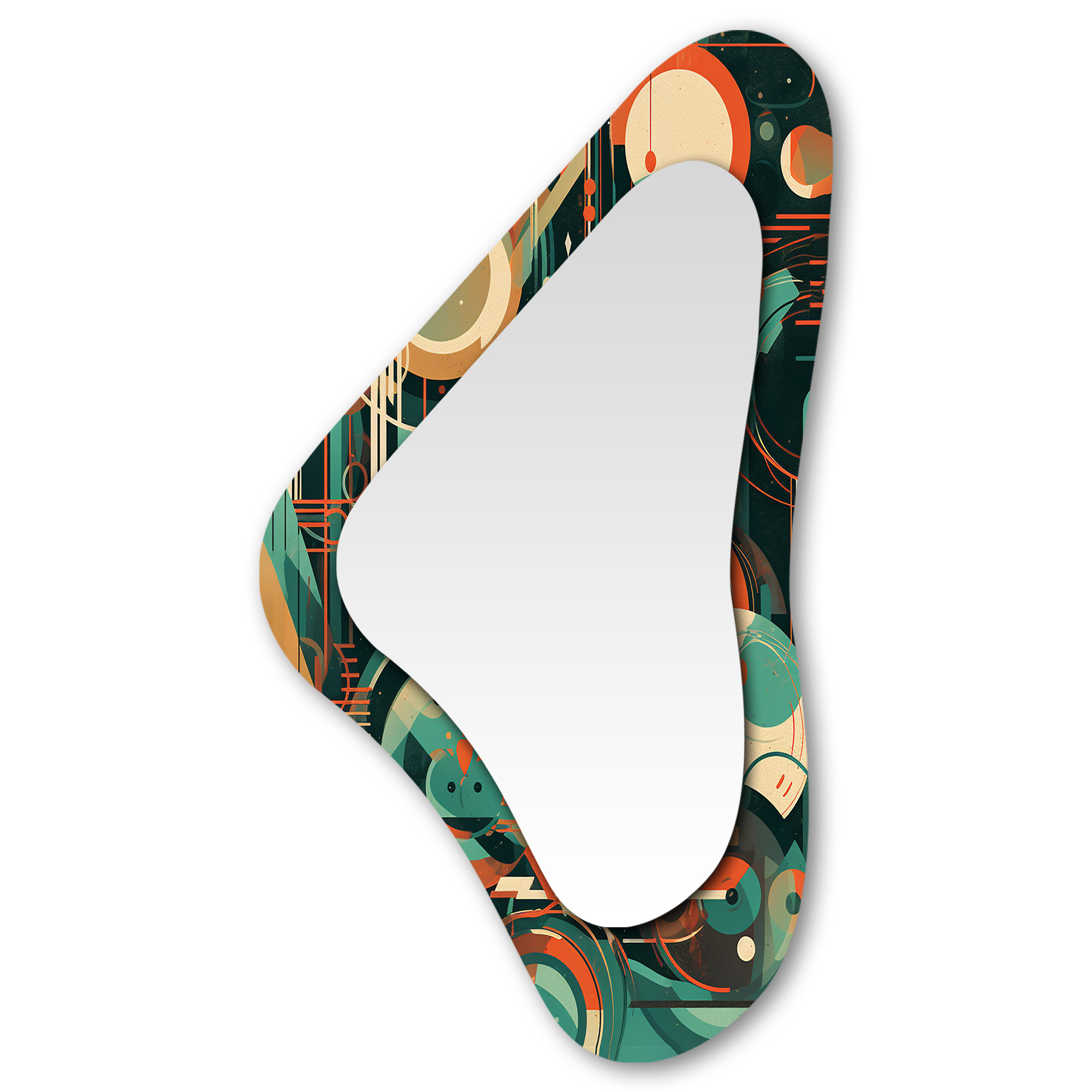 Ivy Bronx Fina Green And Orange Mid Century Innovations IV - Midcentury ...