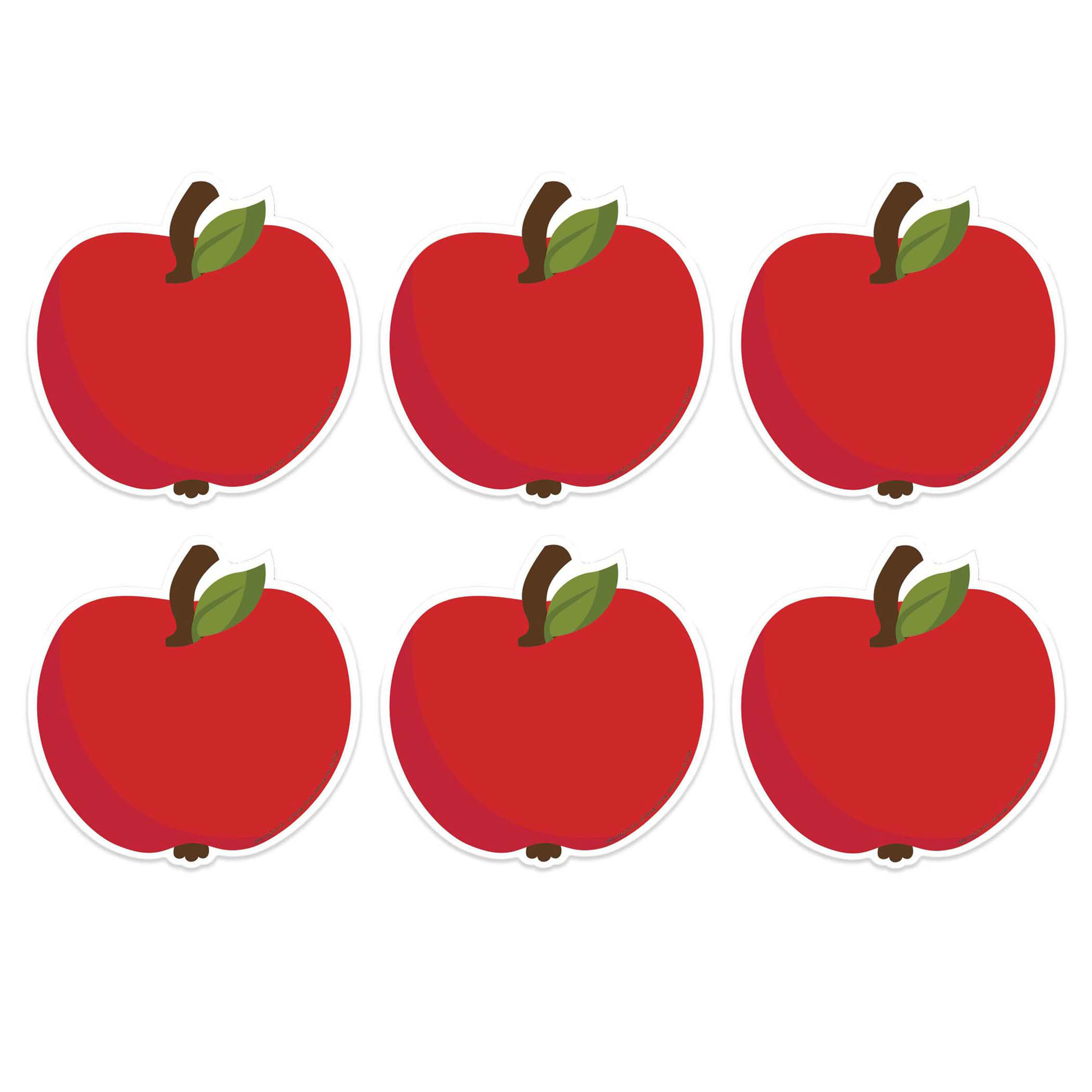Eureka Classroom Eureka A Teachable Town Apples Paper Cut-Outs, 36 Per ...