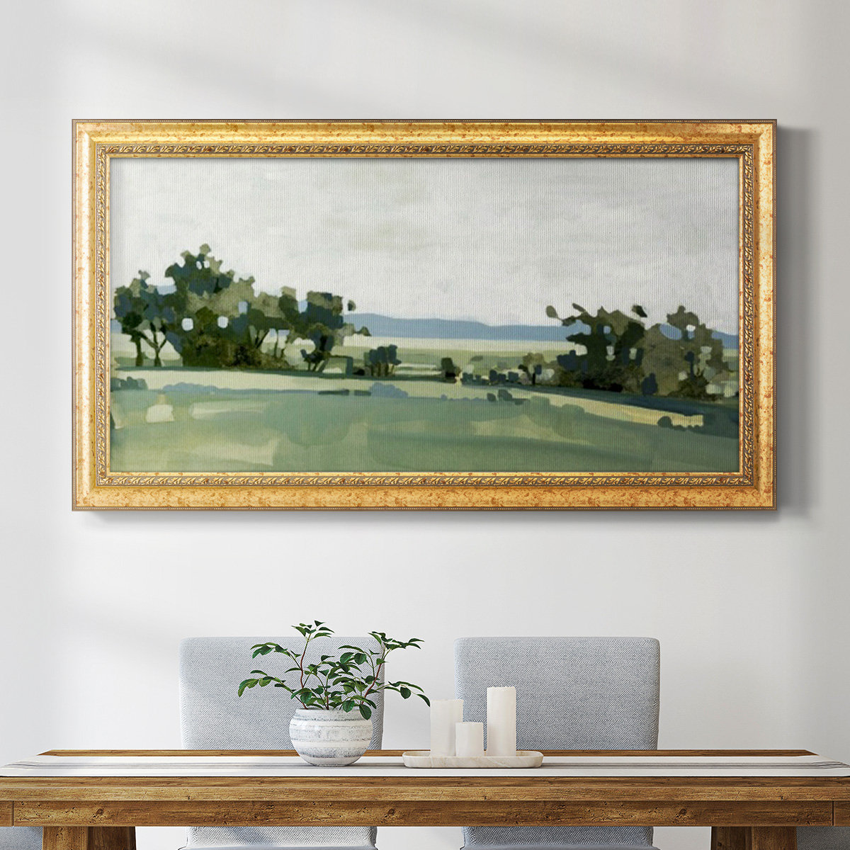 Red Barrel Studio Breezy Landscape III Premium Framed Canvas- Ready To ...